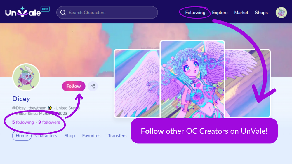 UnVale - An inclusive world for your OC