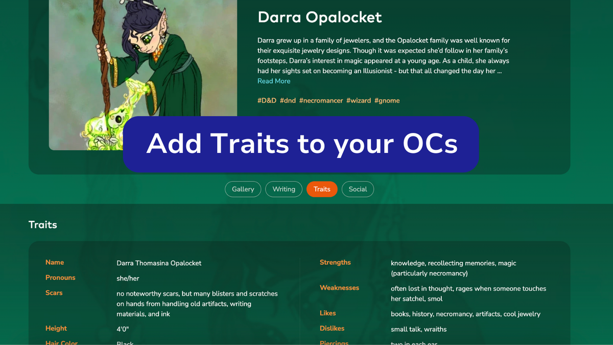 Changelog: OC Traits